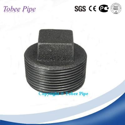 China Galvanized Malleable iron threaded plug for sale