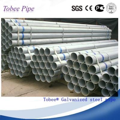China Sch40 Hot rolled hollow section round galvanized steel pipe for sale