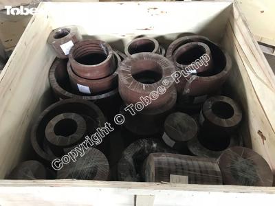 China Rubber Slurry Pump Wetted Spares South Africa for sale