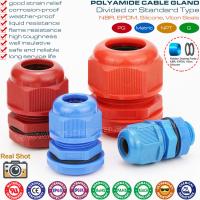 China M12~M63 Non-metallic Cable Glands IP68 Polyamide Nylon Hermetic Gland Connectors with Anti-vibration System for sale