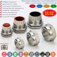 China IP68 Hermetic Cable Glands Sealing Connectors Stainless Steel AISI 304 & AISI 316 with PG or Metric Thread for sale