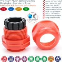China IP68 Waterproof Polymer Plastic Cable Glands PG7-PG48 (Split Type) with PG Screw Thread Male for sale