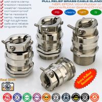 China IP68 Waterproof NPT Cable Glands Nickel-Plated Brass with Stress Relief (Tension Relief) for sale