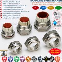 China Waterproof IP68 Metric Cable Glands Sealing Connectors Stainless Steel 304/316/316L with Silicone Rubber Seals for sale
