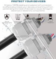China Waterproof Cord Connector M25x1.5 Plastic Cable Gland IP68, 13-18mm Range, Nylon (PA) 6, UL746C-f1 Rated, Outdoor Use for sale