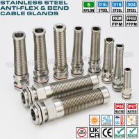 China IP68 Stainless Steel Metal Cable Glands with Helical Flexible Pigtail M12x1.5-M50x1.5, Metric Pitch, 316L/316/304 Version for sale
