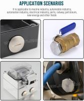 China Nickel-Plated Brass Metal Blind Plug IP68 c/w Locknut & O-ring, Hex or Round, PG7-PG48, for Sealing Enclosures for sale