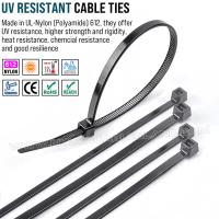 China Nylon 612 (Polyamide 612) UV Shield Cable Tie 200mm x 4.8 (Ø 3-50mm), Weather & Corrosion Resistance, for Solar Installation for sale
