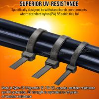 China UV Resistant Nylon 12 (Polyamide 12 / PA 12) Cable Tie 300mm x 3.6, Super Weather Resistance, for Durable Outdoor Use for sale