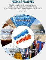 China Colored Spiral Cable Glands with Strain Relief (Blue, Red, Green, Yellow, Gray, Black), Nylon Polyamide 6, PG9, UL94V-2, for 4-8 mm & 2-6 mm Cables for sale