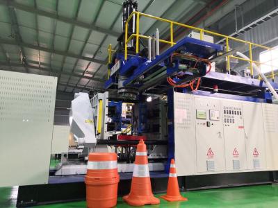 China 100L Small Barrel Plastic Road Barrier Blow Molding Machine 700kg/H for sale