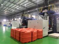 China Low Noise HDPE Float Blow Moulding Machine For Road Barrels for sale