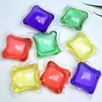 China 8g Clean Laundry Pods Blue Red Yellow Washing Machine Pods For Sensitive Skin for sale