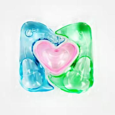 China OEM 3 In 1 Laundry Pods Biodegradable Laundry Pods 12g 15g 18g for sale