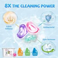China 3 In 1 Pods Laundry Detergent Capsules Washing Pods For Sensitive Skin for sale