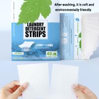 China Household Laundry Soap Sheets Fragrance Laundry Detergent Strips for sale