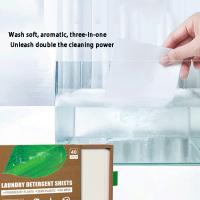 China Fragrance Laundry Sheets Detergent 30pcs Laundry Detergent Eco Sheets for sale