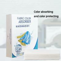 China Customizable Color Absorber Sheets White Laundry Sheets Eco Friendly for sale