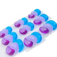 China 3 In 1 Washing Capsules 10g Purple Blue Sustainable Laundry Pods for sale