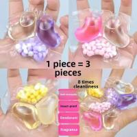 China Yellow Blue 3 In 1 Laundry Scent Pods Environmentally Friendly Laundry Pods for sale