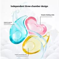 China Customized Eco Friendly Detergent Pods MSDS Approval Laundry Capsules for sale