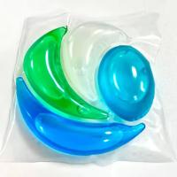 China Clothes Washing Detergent Pods Stain Remover Laundry Pod Blue Green for sale