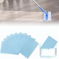 China Blue Floor Cleaning Sheet Anti Stains Dust Paper Mop Home Use for sale