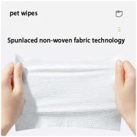 China Flip Top Puppy Wet Wipes Household 80 Pieces Dog Fresh Wipes for sale