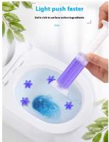 China Gardenia Lavender Rose Lemon Toilet Flower Gel Bathroom Toilet Bowl Gel for sale
