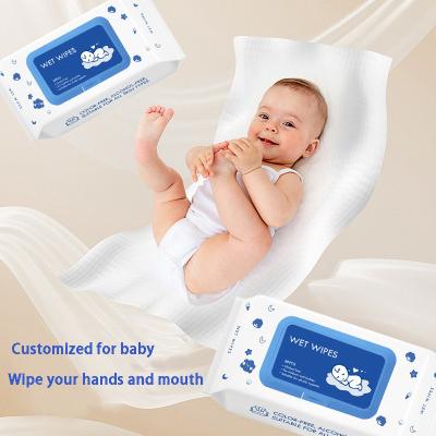 China Toddlers Antibacterial Wet Wipes Eco Friendly Wet Wipes Family Pack for sale