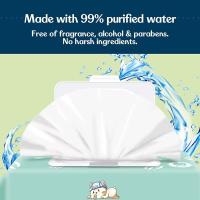 China Baby Hand And Mouth Wipes 80pcs Wet Wipes For Delicate Skin for sale