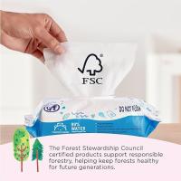 China Mildness Water Wet Wipes For Sensitive Skin Unscented Customized for sale