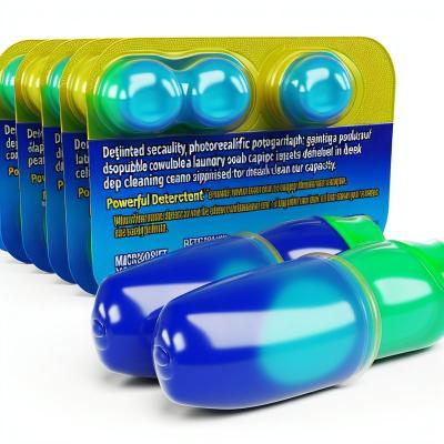 China Powerful Detergent Dissolvable Yes Laundry Soap Capsules for Deep Cleaning Needs for sale