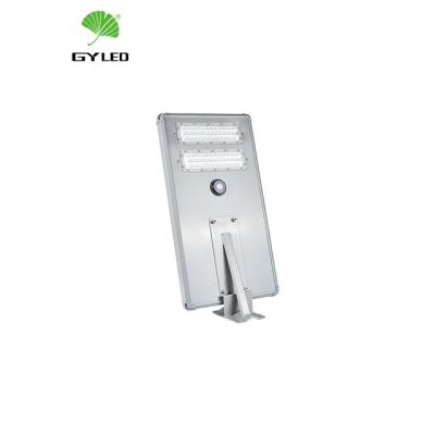 China 50W Commercial Solar Powered Street Lights Lithium Battery for sale