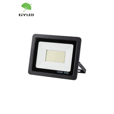 China IP66 LED Outdoor Flood Light 100W 3000K-6500K Die Cast Aluminum Slim Security Light for sale