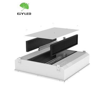 China 135W HEPA UV Air Disinfection Germicidal Lamp Ceiling Mount 595x595mm 100-277VAC for sale