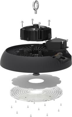 China Square UFO High Bay Light 100W 150W 200W IP66 Waterproof for Warehouse Garage for sale