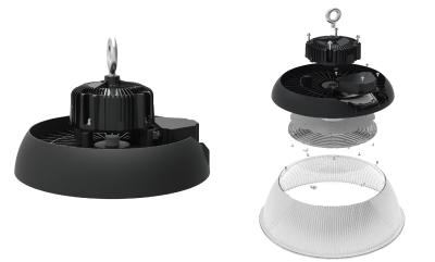 China 150W Dimmable LED UFO High Bay Light 150lm/W 100-240V Industrial Low Bay for sale