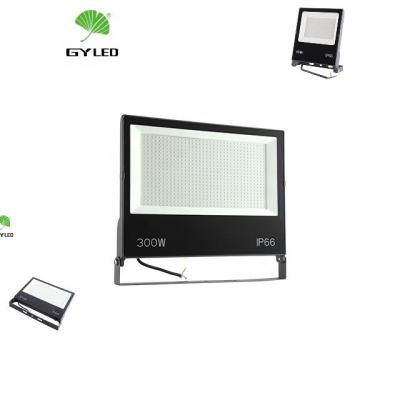 China 200W 300W Aluminum LED Floodlight IP66 Slim Outdoor Light 120lm/W CRI80 for sale