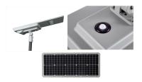 China Cri80 100W Solar Streetlight High Lumen 170lm/W Die Casting Aluminum Housing IP66 for sale