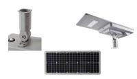 China Ra80 Solar LED Street Light 250W 6000K Cool White Waterproof IP66 with Inbuilt LiFePO4 Battery for sale