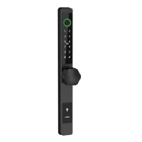 China Waterproof IP65 Bluetooth Smart Lock For Al Narrow Frame Glass Door for sale