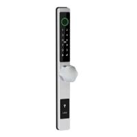 China Waterproof IP65 Bluetooth Smart Lock For Al Narrow Frame Glass Door for sale