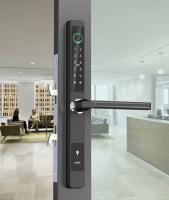 China Apartment Fingerprint Waterproof Digital Door Lock European Standard for sale