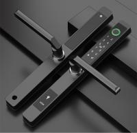 China Apartment Fingerprint Waterproof Digital Door Lock European Standard for sale