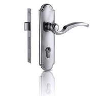 China Zinc Alloy Entrance Mortise Door Lock Stain Nickel With Mortise Lock Body for sale