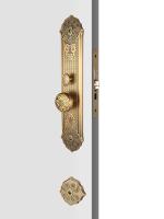 China Antique Bronze American Standard Cylinder Entrance Handleset Lock Lever Locksets for sale