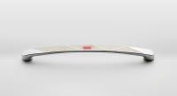 China Bedroom Silver Furniture Pulls Chrome Plated Handle Logo Printed for sale