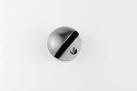 China Room Floor Mounted Door Stop Satin Nickel Including Mounting Screws for sale