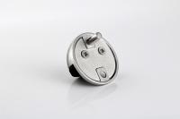 China Room Floor Mounted Door Stop Satin Nickel Including Mounting Screws for sale